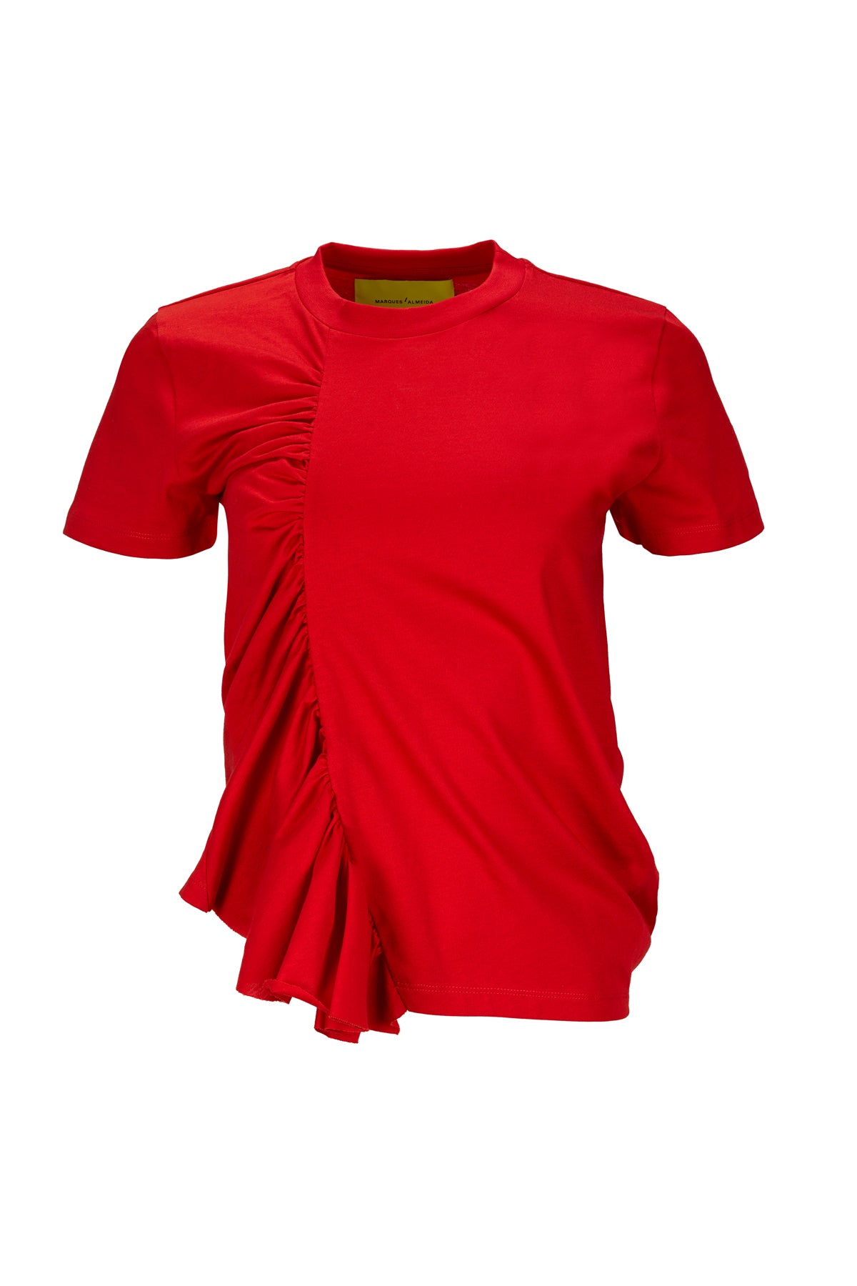 RED GATHERED T-SHIRT – MARQUES ' ALMEIDA